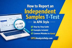 How to Report Independent Samples T-Test in APA: SPSS Guide